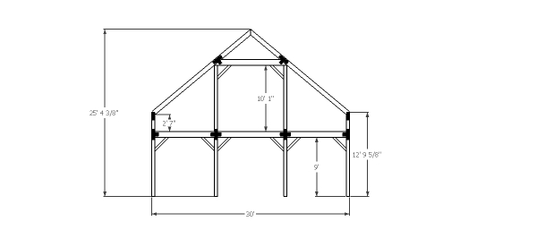 30x40 Gable Barn Plans - Barngeek.com