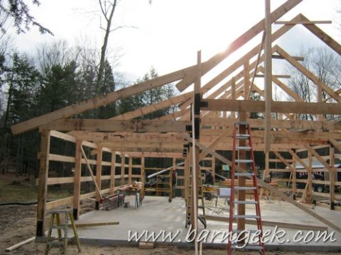 22x50 Gable Barn Plans - Barngeek.com