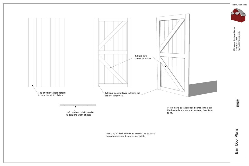 Door Plans - Barngeek.com